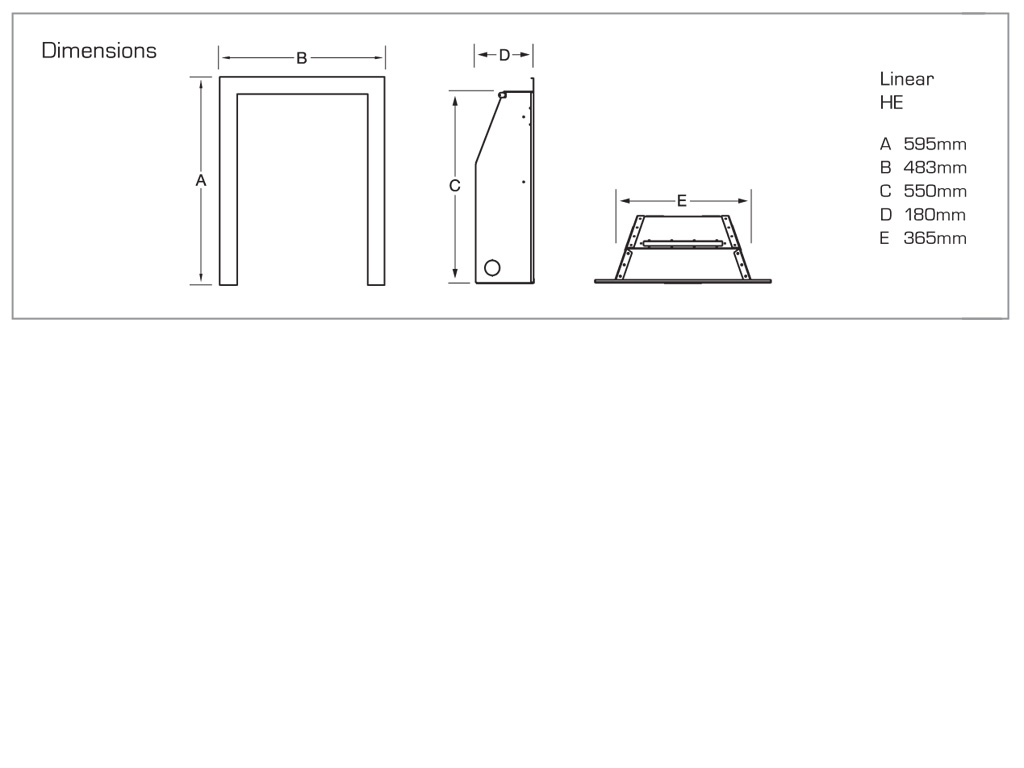 Flavel Linear High Efficiency Gas Fire Cheapest Online
