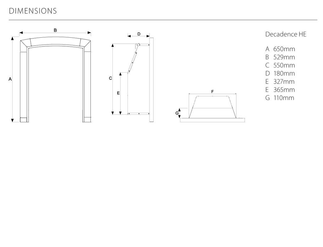Flavel Decadence HE Gas Fire Lowest UK Price