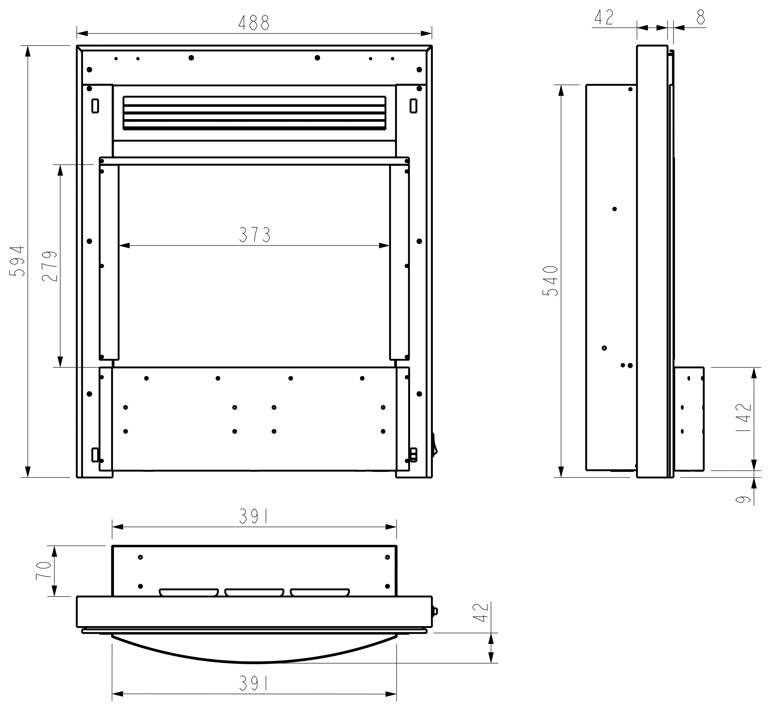 Proflame SL Autograph Black Nickel & Black - BFM Europe Ltd