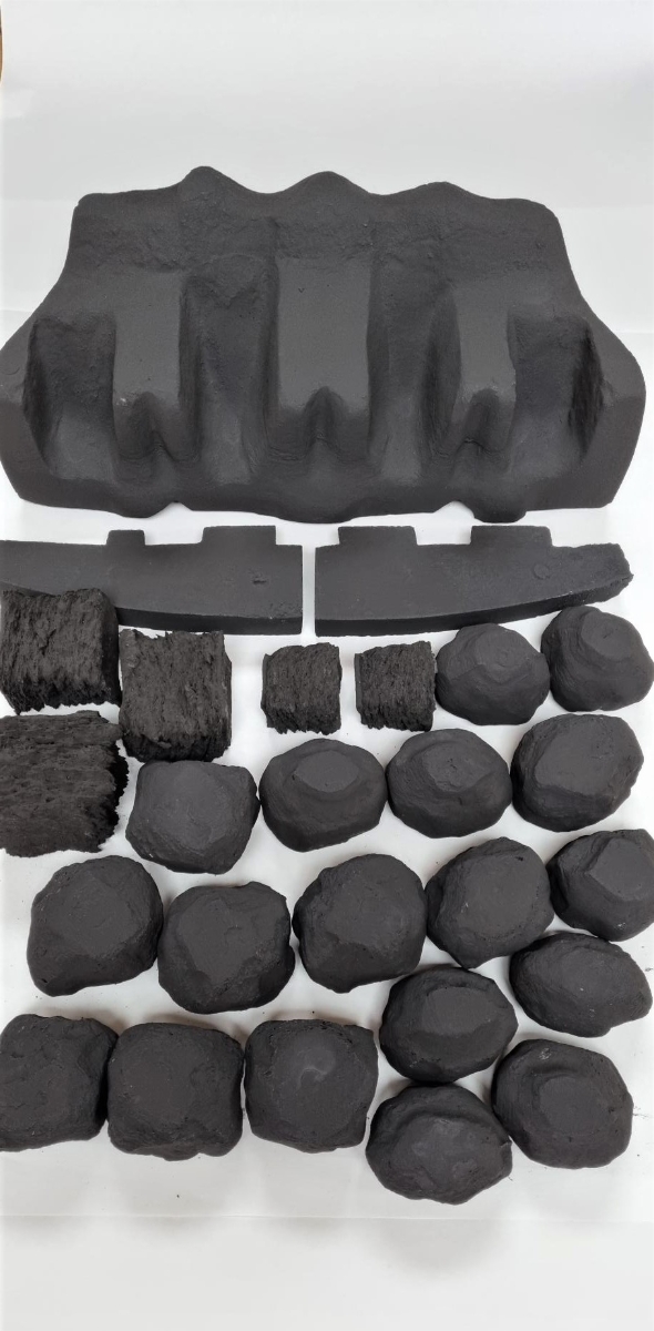 TILED TRAY FULL CERAMIC & COAL SET - BFM Europe Ltd